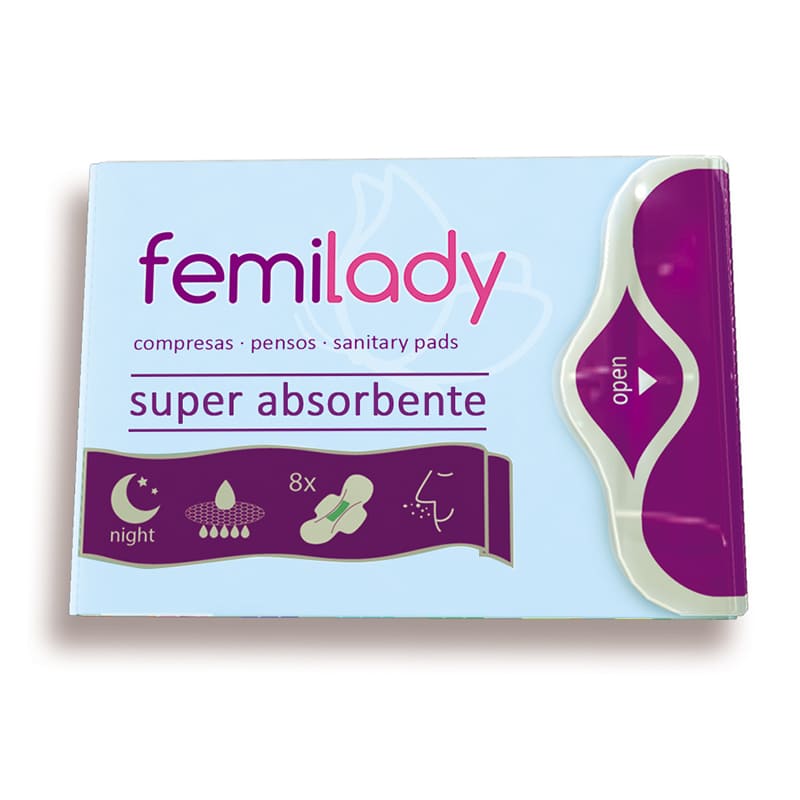 Compresas de Día extra cómodas y absorbentes - Femilady