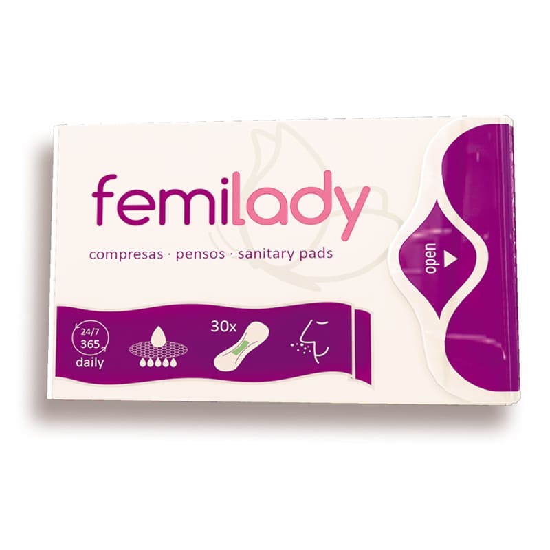 Salvaslip de uso diario con 6 capas de absorción - Femilady